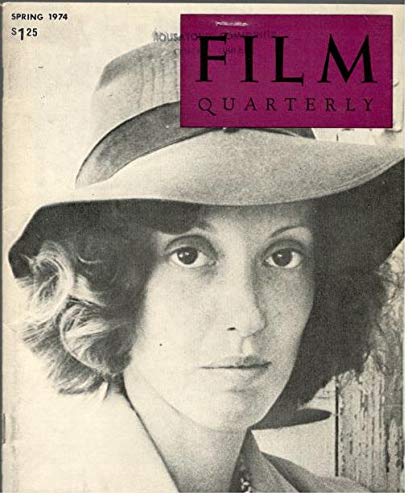 FILM QUARTERLY: SPRING 1974, VOL 27,NO 3 (magazine): By Film Quarterly ...