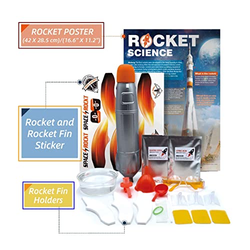 VAESCOL Rocket Science Kit for Kids, Water Rocket Launcher Kit STEM ...