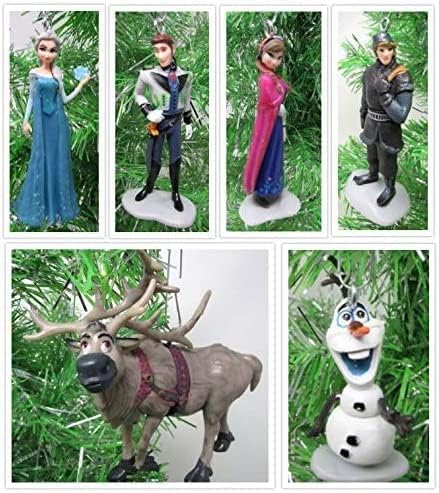 Amazon.com: Frozen Winter Wonderland Christmas Ornament Set Featuring ...