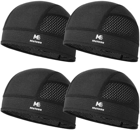 Amazon.com: MELASA Paquete de 4 gorras de calavera refrescante para ...