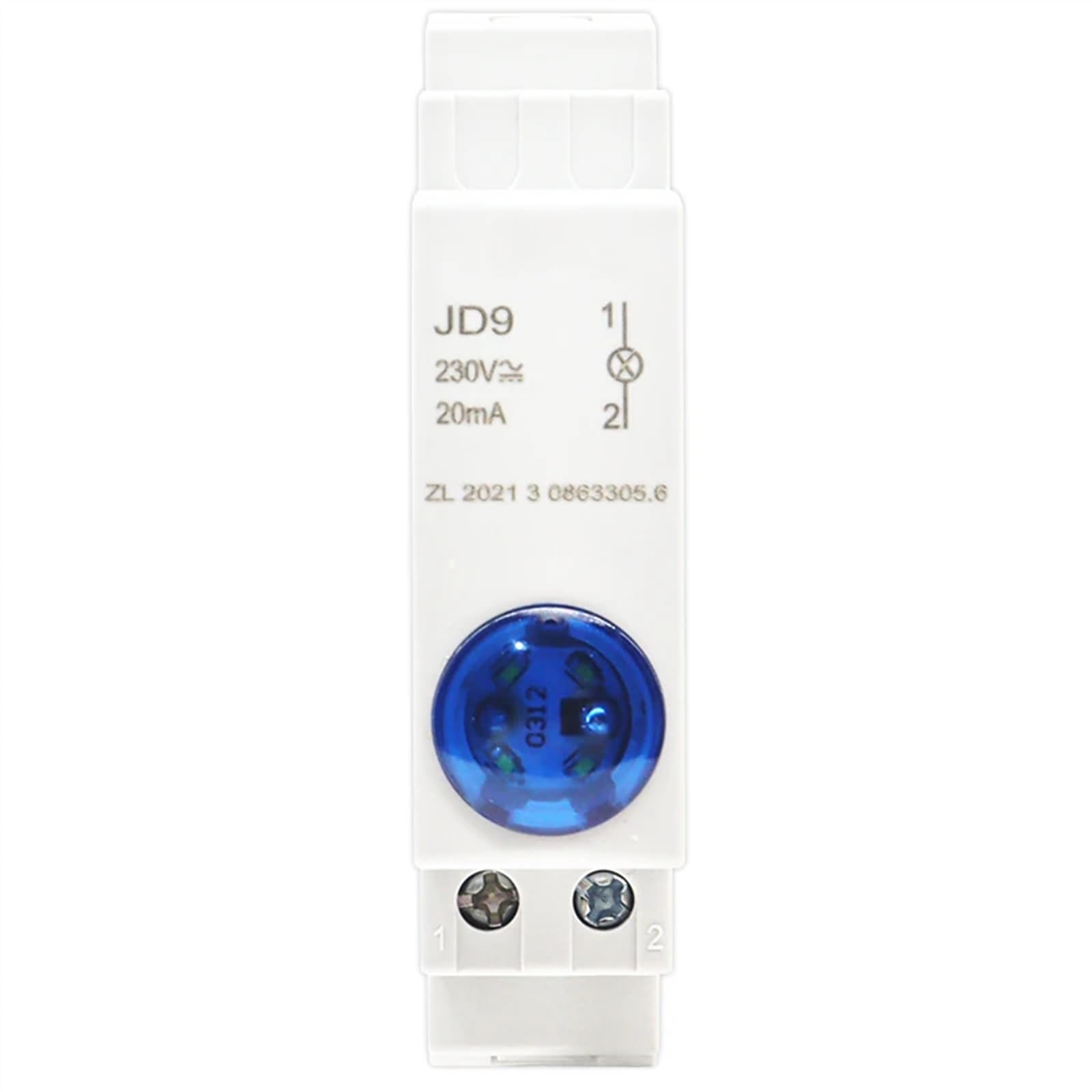 Snapklik.com : Din Rail Mount LED Signal Lamp Series AC/DC 24V 220V ...