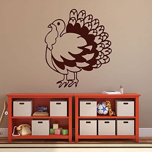 Amazon.com: Thanksgiving Turkey - Turkey Wall Decals, Thanksgiving ...