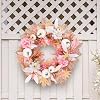 Amazon.com: Yitekrg Fall Wreath 16 Inches Autumn Wreath with White ...