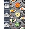 FOHERE Food Processor Multifunctional, 3-Speed Food Processor and ...