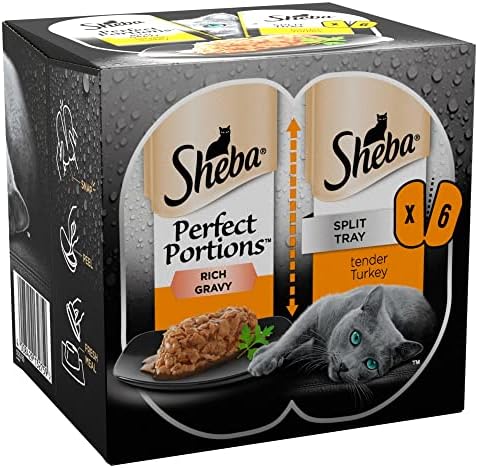 Sheba Portions with Turkey Chunks in Gravy 3x(2x37.5g) : Amazon.co.uk ...