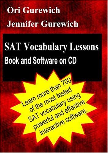 SAT Vocabulary Lessons: Ori Gurewich: 9780974196084: Amazon.com: Books