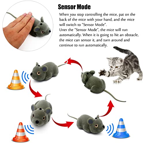 Snapklik.com : Cute RC Mice Remote Control Rat Animal Toy Electric Car ...
