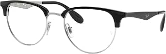 Ray-Ban RX6396 Eyeglasses Bundle: RX 6396 2932 Silver and Eyewear ...