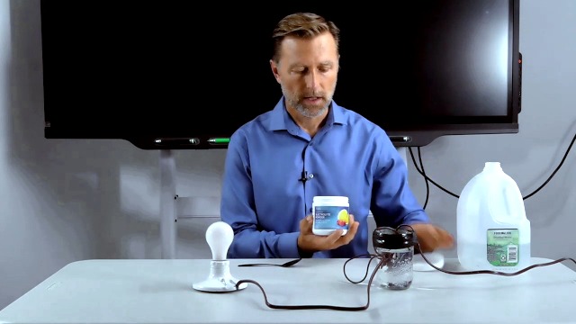 Watch Dr. Berg Electrolyte Powder - Light Bulb Demo on Amazon Live