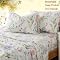 Amazon.com: Zusbest California King Tan Floral Sheets 100% Cotton Beige ...