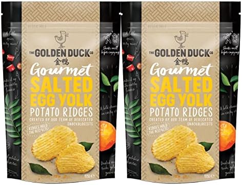 Amazon.com: The Golden Duck Gourmet Salted Egg Potato Ridges (Pack of 2)