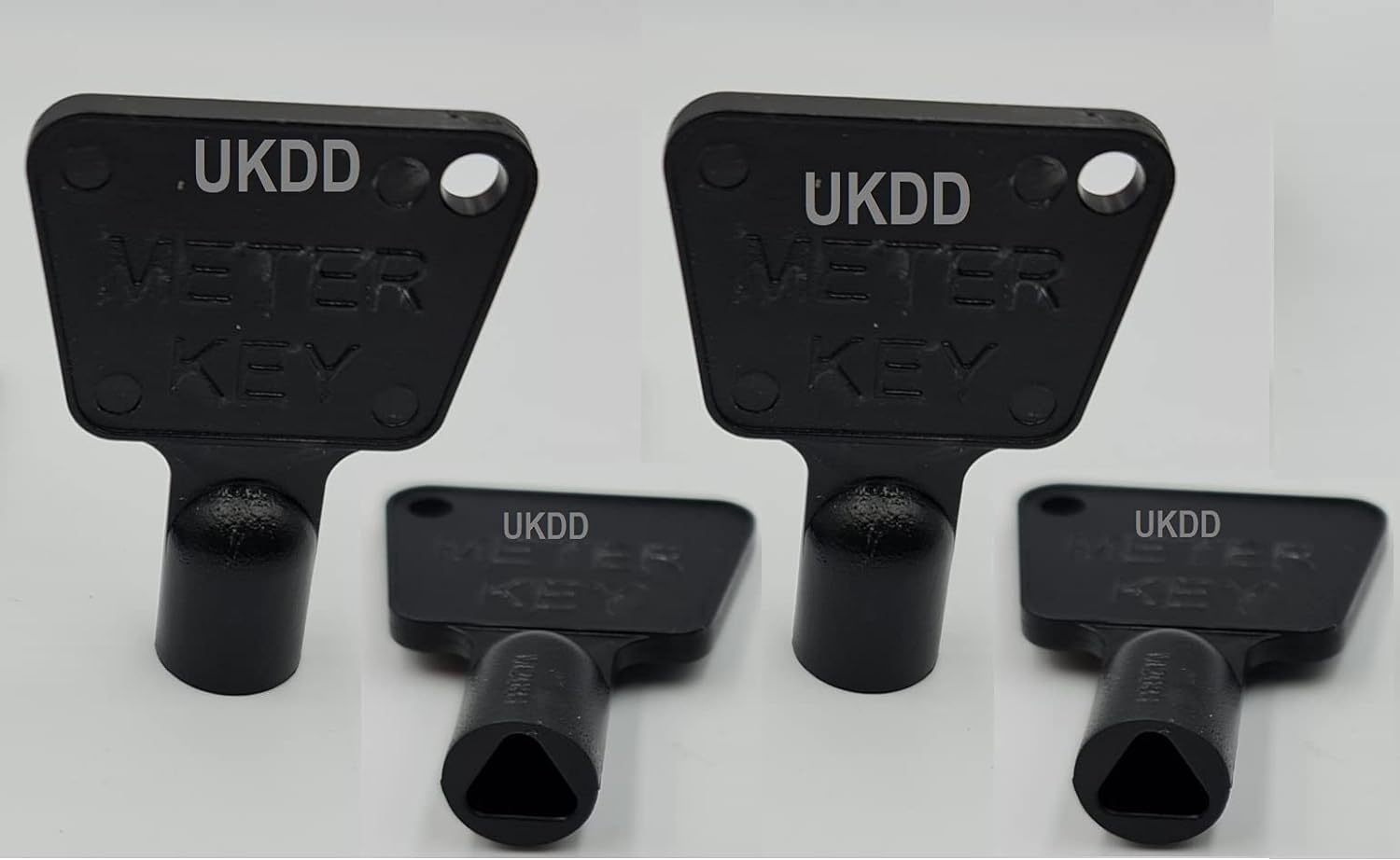 Buy UKDD® Meter Box Key Triangular Electric Utility Meter Box Key Black ...