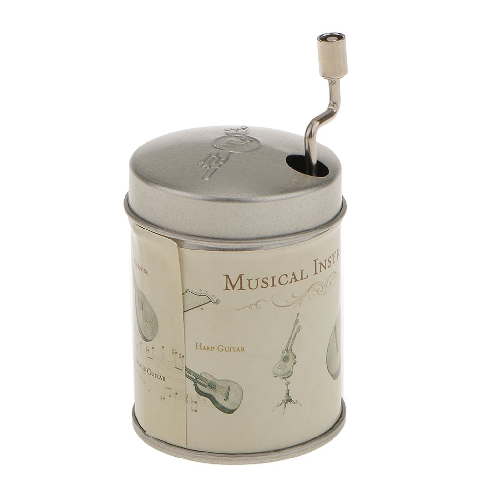 Buy Rare Iron & Zinc Alloy Hand-cranked Clockwork Music Box Melody Over ...