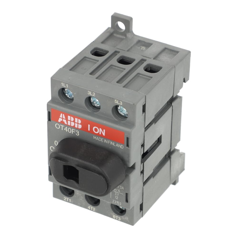 OT40F3 | 1SCA104902R1001 | ABB SWITCH-DISCONNECTOR, 3-POLE, FRONT OPERATED, BASE MOUNTED, DIN ...