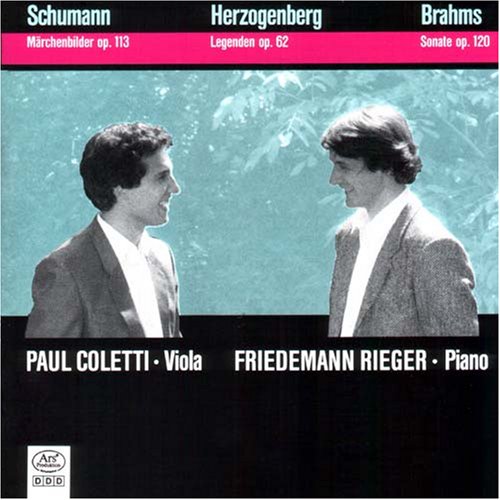 Musik F.Viola+Klavier - Paul Coletti, Friedemann Rieger, Schumann ...