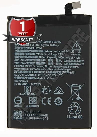 THE BATTERY STORE™ Original HE338 Battery for Nokia 2 TA-1029, TA-1035 ...
