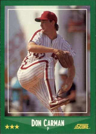 Amazon.com: 1988 Score Baseball Card #401 Don Carman : Collectibles ...
