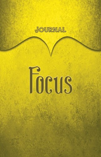 Amazon.com: Focus Journal: Yellow 5.5x8.5 240 Page Lined Journal ...