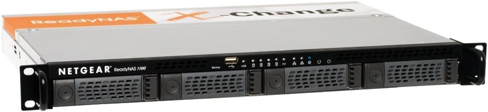 Netgear ReadyNAS 1100 3TB Dual Gigabit Rackmount Network Storage ...
