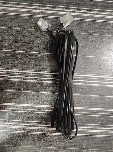 KPC TECH Telephone Modem Line Lead Cable 2 Meter (PACK OF 5) : Amazon ...