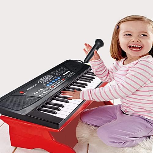 Buy Verbier Portable Musical 37 Keys Piano Keyboard with Microphone for ...
