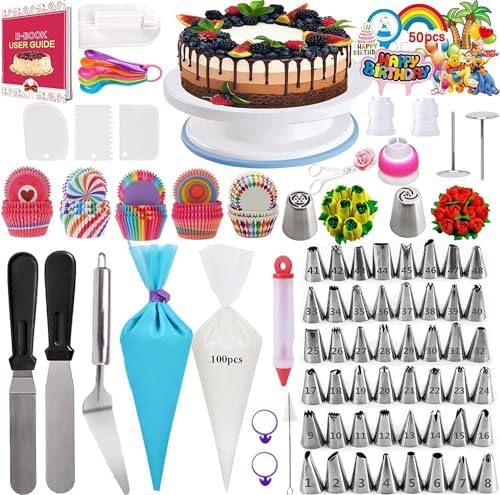 Set de Utensilios de Repostería：Suministros de decoración de pasteles ...