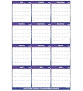 Amazon.com: Vibrant Focus Wall Calendar 2025, 2025-2026 Calendar Wall ...