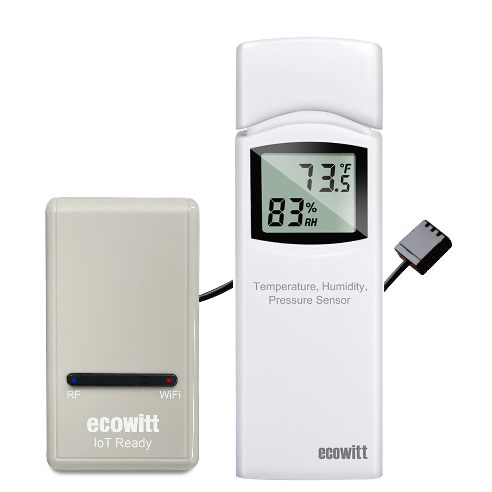 ECOWITT GW1204 Temperature-Humidity sensor for Weather Stations, 3 in 1 ...