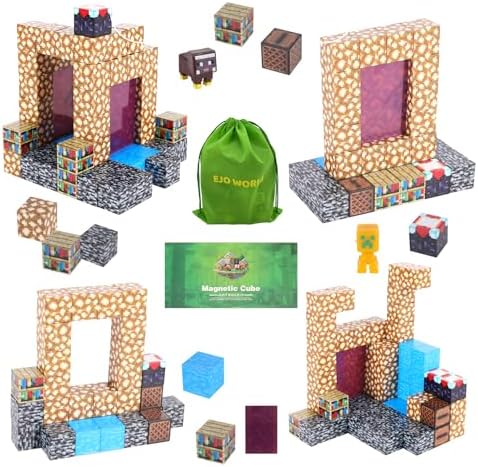 Ejo World 32-Piece Premium Magnetic Building Blocks-Heaven Portal ...