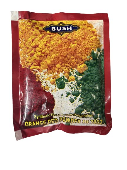 Bush Synthetic Food Colour Preparation | Orange Red Powder in 7802 ...