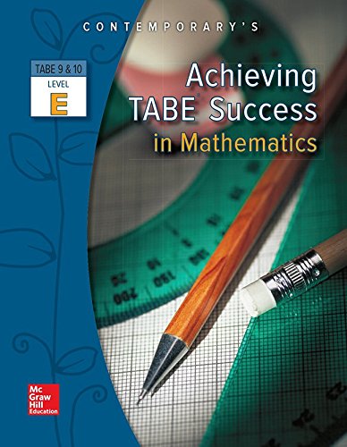 Achieving TABE Success In Mathematics, Level E Workbook (Achieving TABE ...