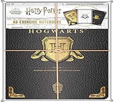 Harry Potter A6 Notebooks Three Pack : Amazon.co.uk: Stationery ...