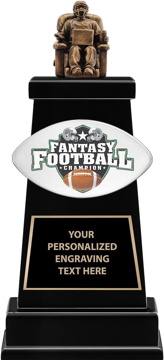 Amazon.com : Crown Awards 17" Fantasy Football Armchair Quarterback ...