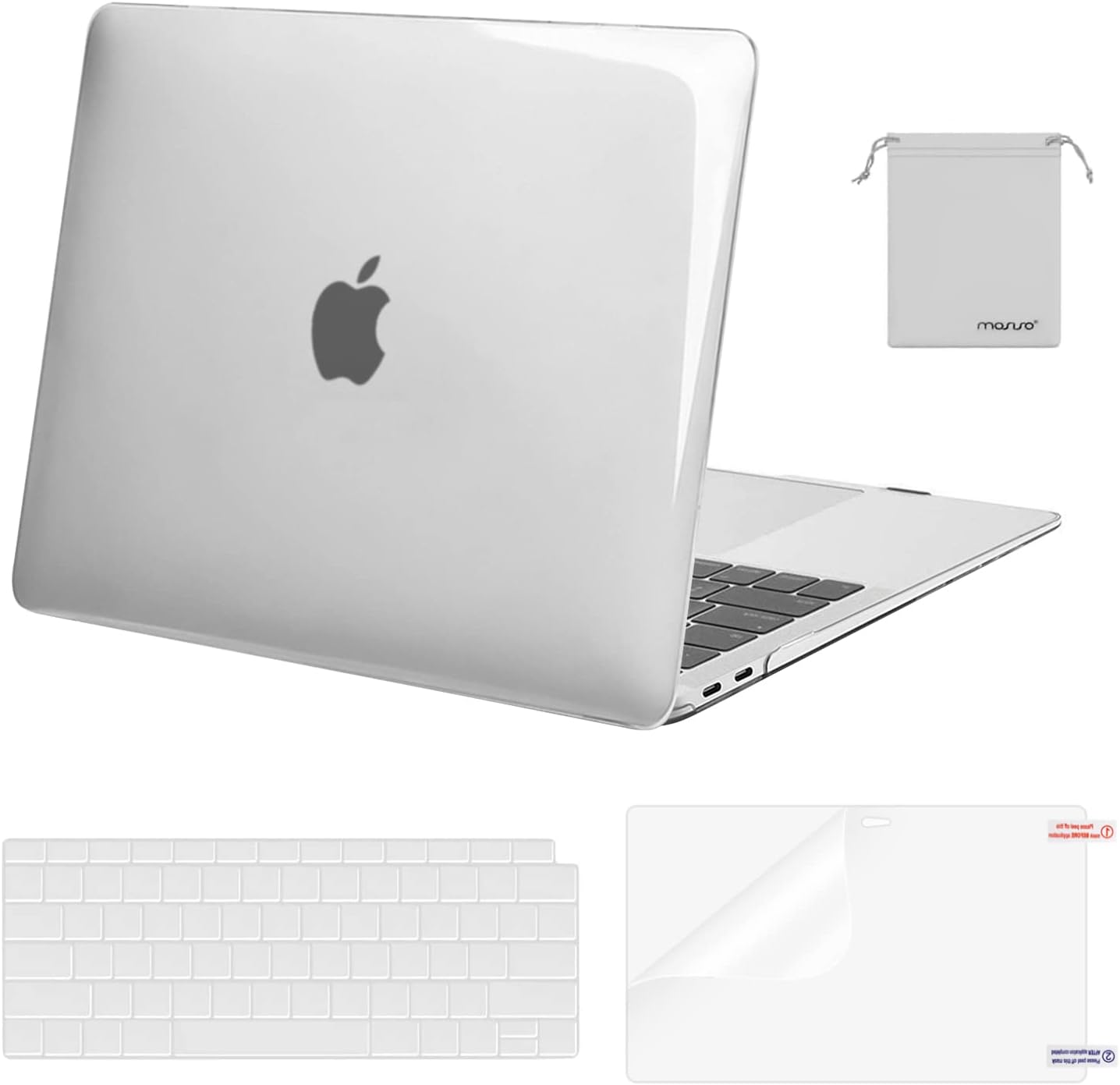 Amazon.com: MOSISO Compatible with MacBook Air 13 inch Case 2022, 2021 ...