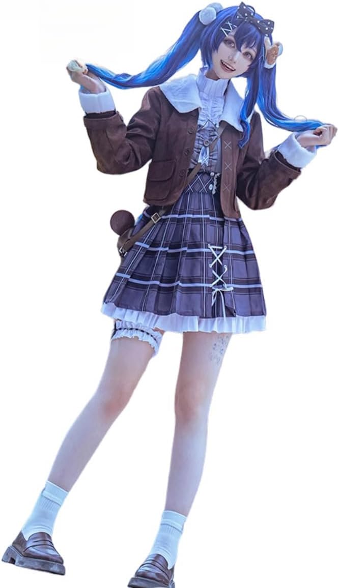 Amazon.co.jp: [売店] バーチャルYouTuber VTuber 天宮こころ コスプレ衣装 頭飾り 付き【ウィッグ追加可能 ...
