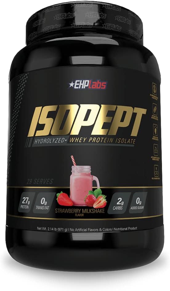 Amazon.com: IsoPept Hydrolyzed Whey Protein Powder by EHPlabs - 100% ...