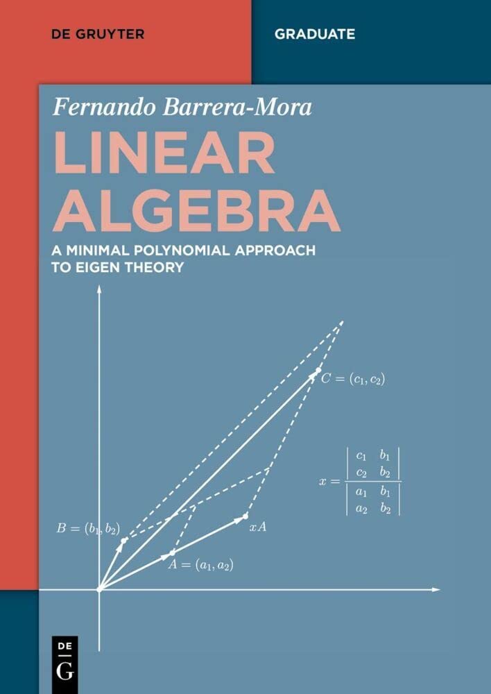 Linear Algebra: A Minimal Polynomial Approach to Eigen Theory (De Gruyter Textbook): Barrera ...