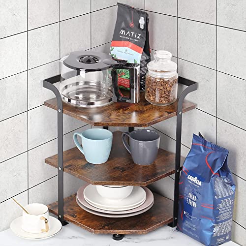 Snapklik.com : Counter Corner Shelf 3-Tier Kitchen Countertop Shelf ...