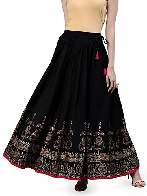 Buy Alphanic Woman/Girl Rajasthani Jaipuri Traditional Ethnic Gold ...