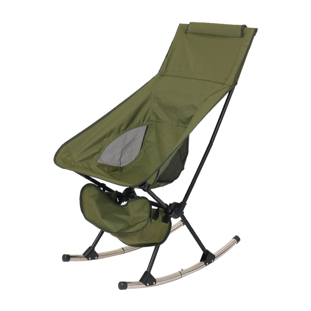 Camping Chair, VECUKTY High Back Rocking Chair 240 Lbs
