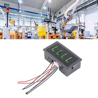 Amazon.com: Digital Tachometer, RPM Meter, Green 4 Digit LED Motor Tachometer RPM Speed Measure ...