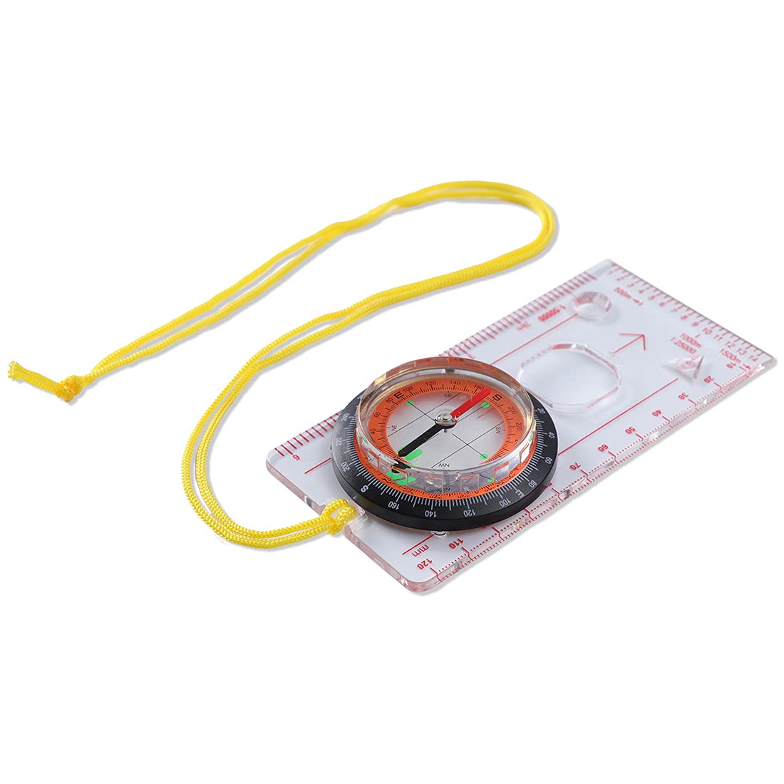 Buy Orienteering Compass Baseplate Compass with Declination Hiking ...