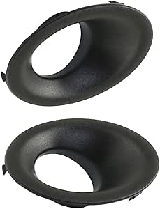 1 Pair Front Bumper Fog Light Cover Bezel Left Right Compatible With ...