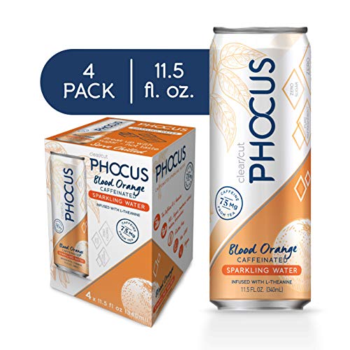 Phocus Caffeinated Sparkling Water - Crisp Apple - Clean Energy with ...