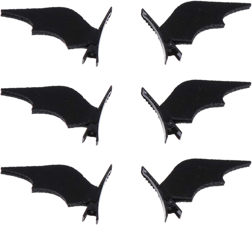 Amazon.com : Aeyistry 1 Pair Halloween Bat Wings Hair Clips,Devil Wing ...