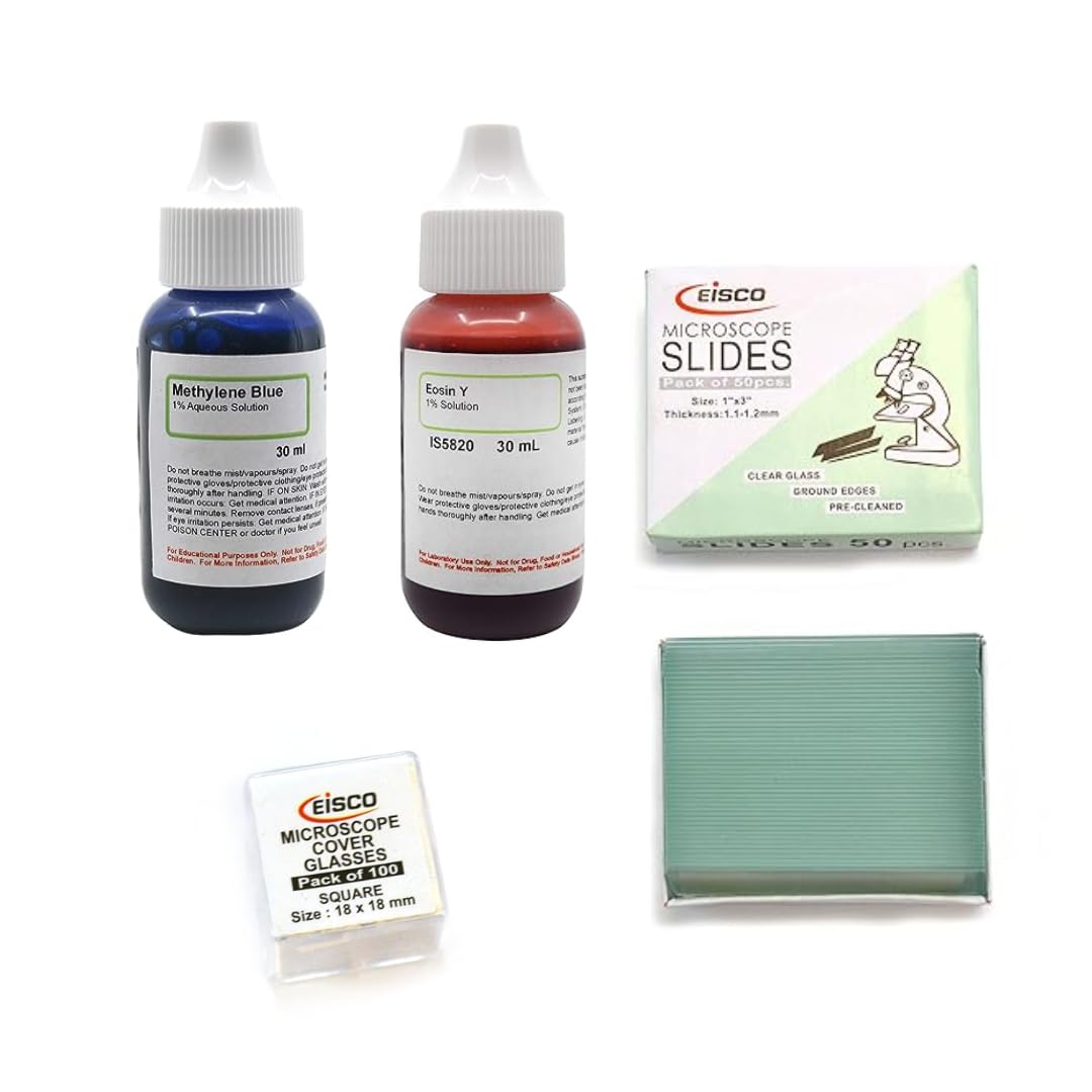 Innovating Science Microscopy Stain Preparation: Glass Covers, Slides ...