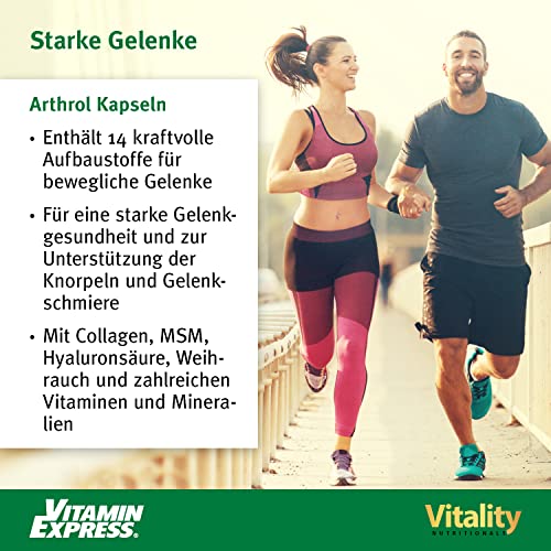 ARTHROL Gelenkkapseln Hochdosiert mit MSM, Kollagen, Glucosamin ...