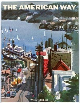 American Way Winter 1966-67 Issue American Airlines Inflight Magazine ...