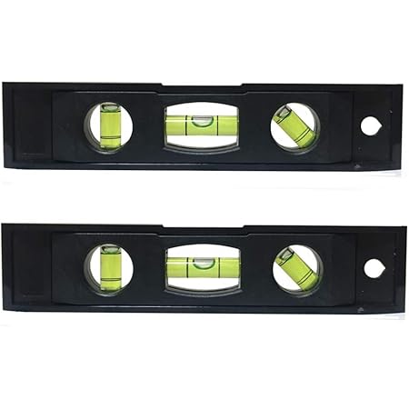 2pcs 6 inch Torpedo Level Magnetic Box Level with 180 90 45 Degree ...