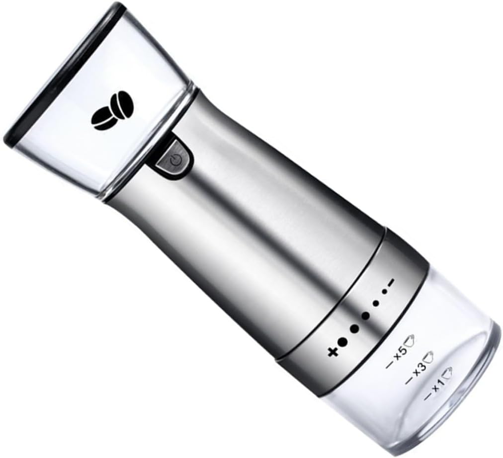 Amazon | KJHBV コーヒーミル スパイスグラインダー電気 コーヒーグラインダー充電式 自動バリミル バーコーヒーグラインダー ホームグラインダー コーヒー豆 工場 コーヒーメーカー ...